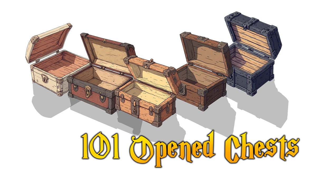 101 Opened Chests – W Fantasy and RPG