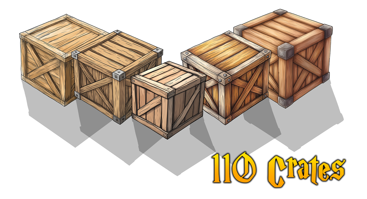 110 Crates – W Fantasy and RPG