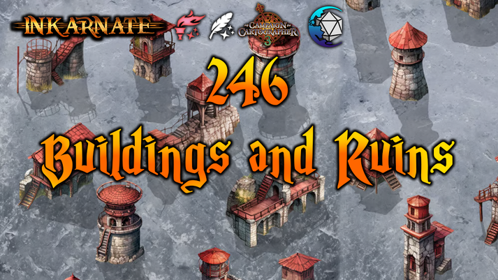 246 Buildings and Ruins – W Fantasy and RPG