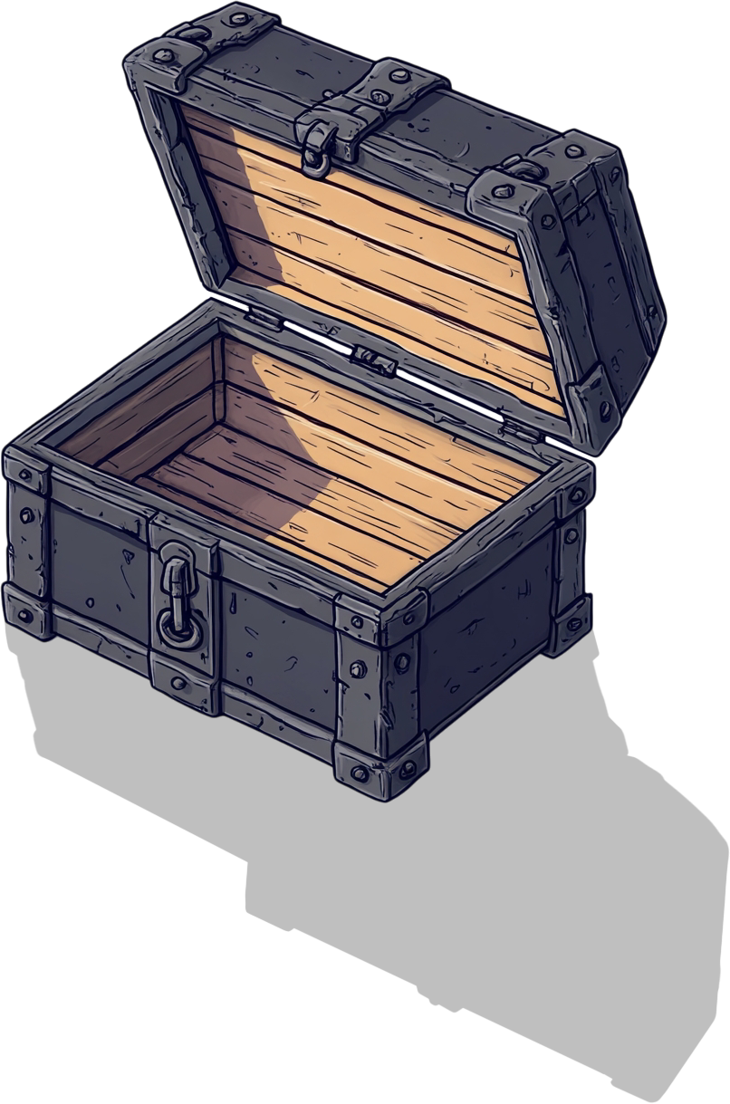 101 Opened Chests – W Fantasy and RPG