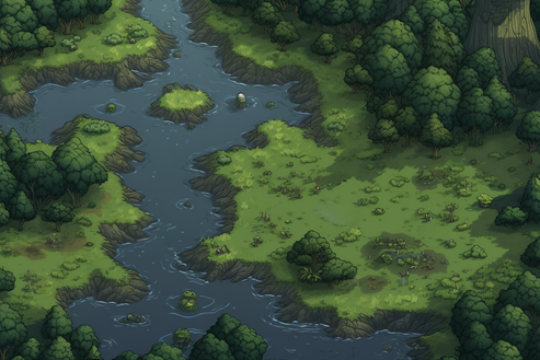 100 Swamp Maps - For Kids – W Fantasy and RPG