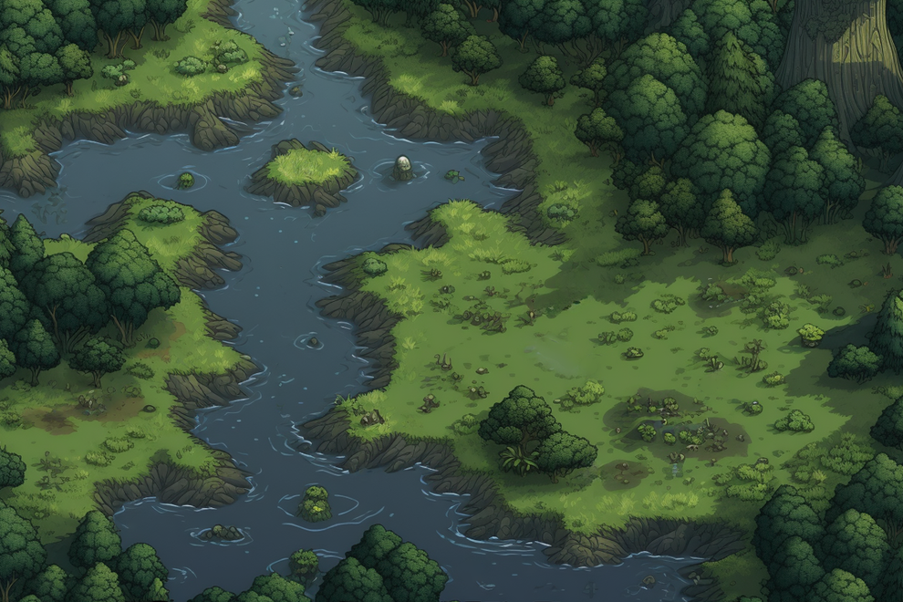 100 Swamp Maps - For Kids – W Fantasy and RPG