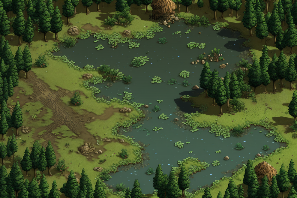 100 Swamp Maps - For Kids – W Fantasy and RPG