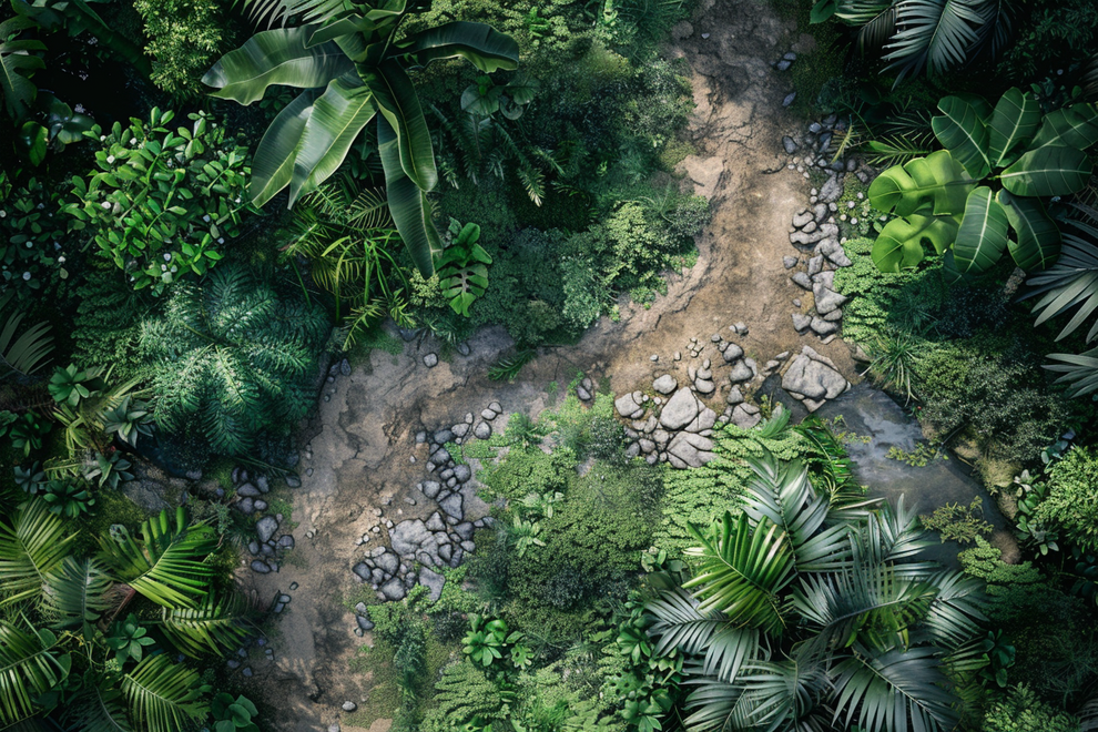 703 Jungle Maps – W Fantasy and RPG