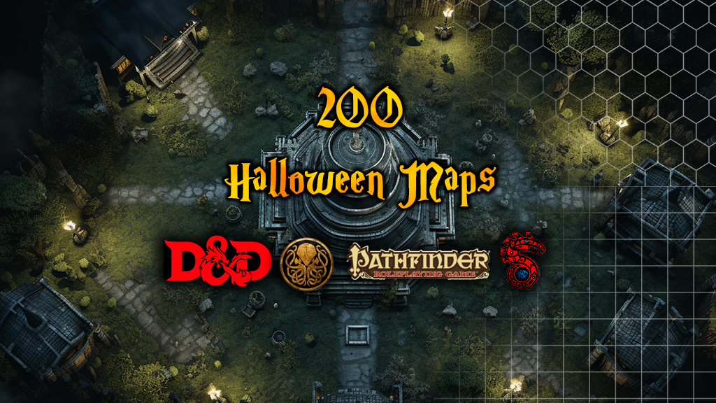 200 Halloween Maps – W Fantasy and RPG